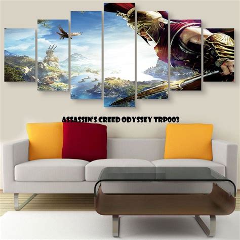 Quadro Game Assassins Creed Odyssey Decoração Gamer Elo7