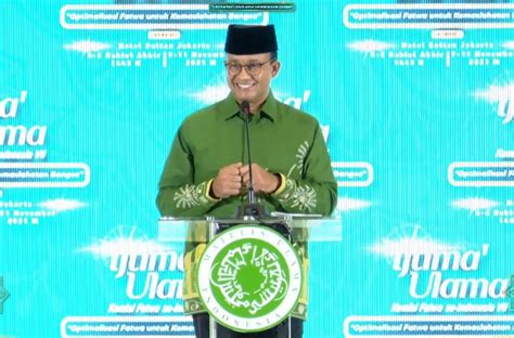 Hadir Di Ijtima Ulama Mui Anies Baswedan Tekankan Pentingnya Persatuan