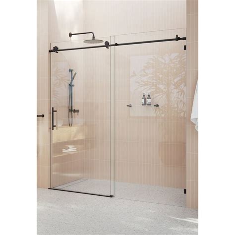 Eclipse 68 72 In X 78 In Fully Frameless Sliding Shower Door