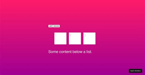 react pose posegroup list reordering codesandbox