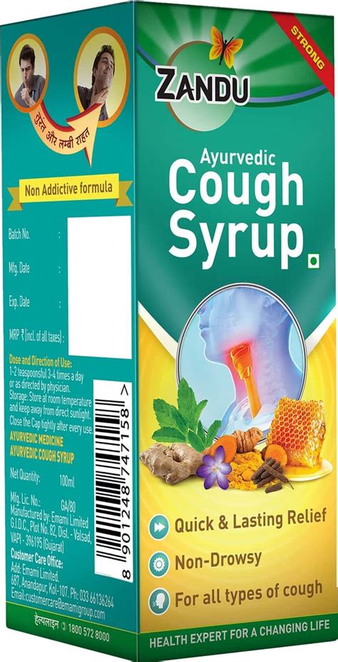 Buy Zandu Ayurvedic Cough Syrup 100 Ml Online And Get Upto 60 Off At