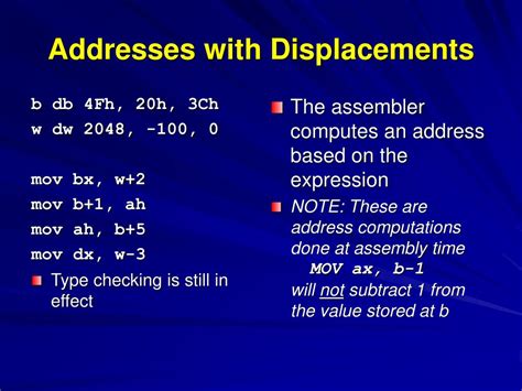 ppt introduction to 8086 assembly language powerpoint presentation
