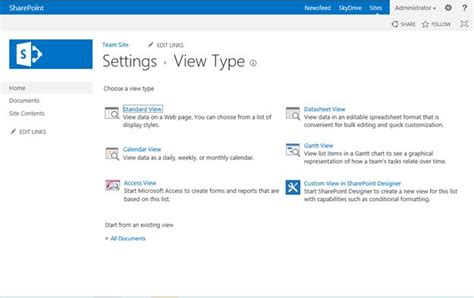 sharepoint 2013 document library and list settings