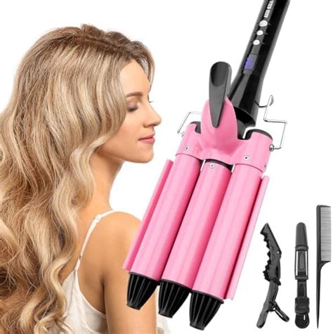 3 Barrel Curling Iron Wand Dual Voltage Temperature