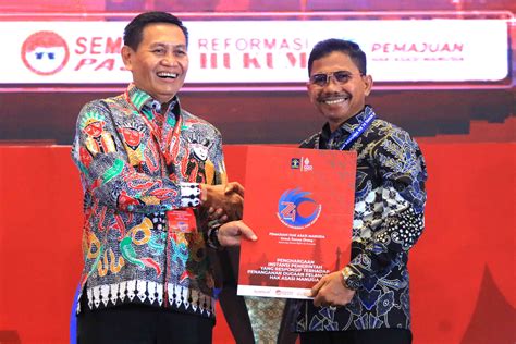 Pemkot Kota Tangerang Raih 2 Penghargaan Dari Kemenkumham Pada