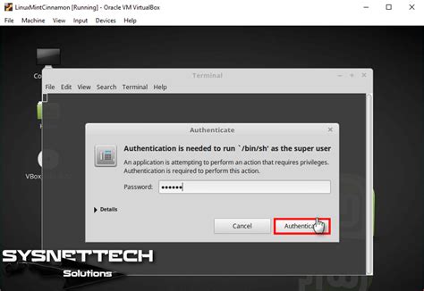 how to install guest additions on linux mint sysnettech