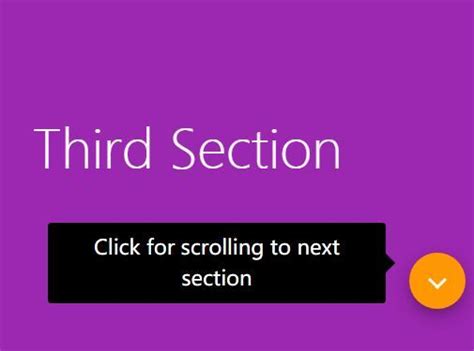 one page scroll nav button jquery section scroller jquery plugins