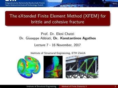 Pdf The Extended Finite Element Method Xfem For Brittle And
