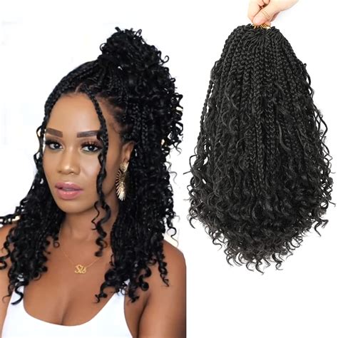 Buy Goddess Box Braids Crochet Hair 14 Inch Boho Box Braids Crochet Box