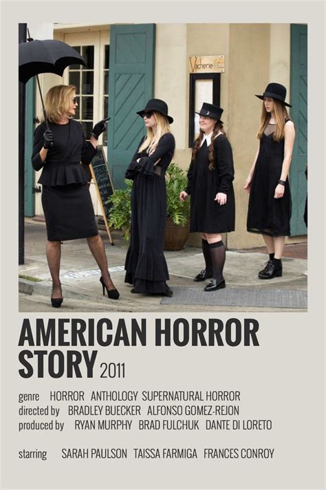 American Horror Story Coven Edwena Film Posters Minimalist