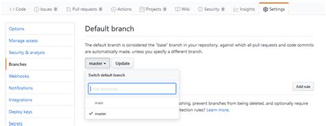 two fast ways to rename your primary git branch page fault