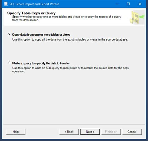 how to export a csv file from a t sql query