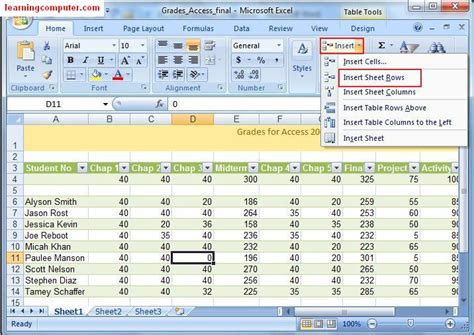 microsoft excel 2007 tutorial home tab softknowledge s blog