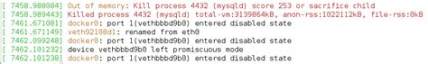 prevent docker containers from crashing with error 137