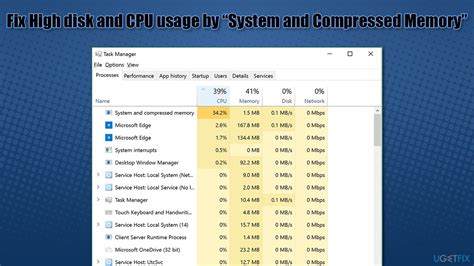 fix high disk and cpu usage by “system and compressed