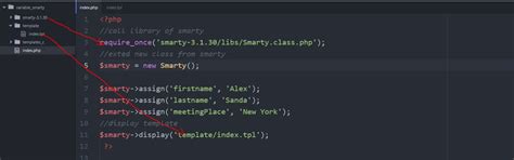 រៀបប្រើ variable ក្នុង smarty