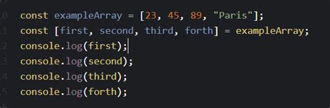 how to destructure arrays in javascript — beginner s guide dev community