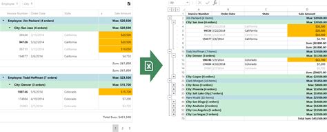 devextreme data grid excel data export enhancements