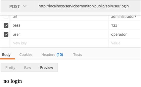 laravel auth attempt doesn t work from postman stack overflow