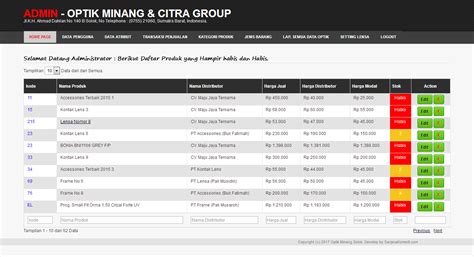 source code aplikasi penjualan optik dengan php dan mysql