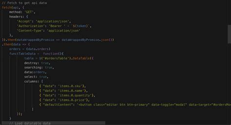 how get datas from api from ajax when api with authorization