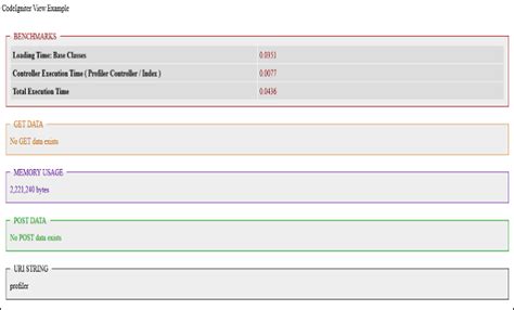 print sql codeigniter