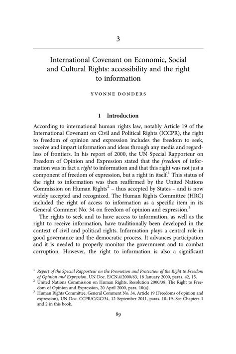 International Covenant On Economic Social And Cultural Rights