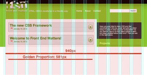 fem css framework is a 960px width with 12 column grid system and