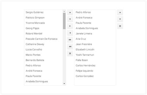telerik ui for asp core listbox control