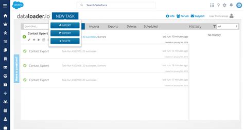 how to export data to ex trailblazer community salesforce trailhead