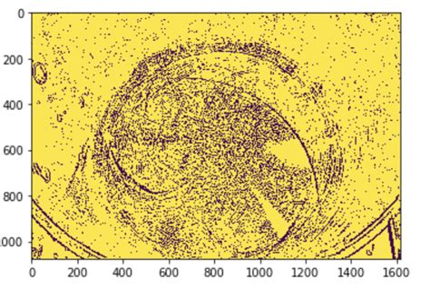 python clustering pixels to create a solid shape stack overflow