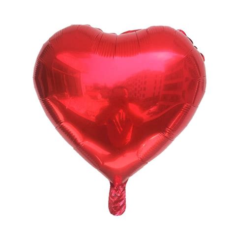 18 Inch Heart Shaped Foil Balloon Red Party My Malaysia Online
