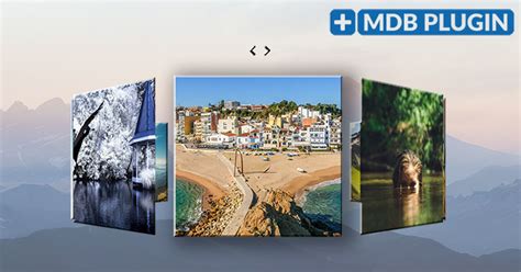 bootstrap 4 carousel 3d material design for bootstrap