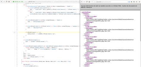 [php notice 8] undefined index value classes webservice