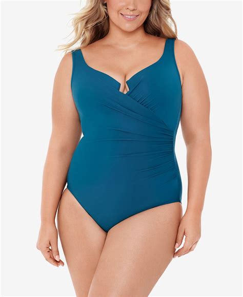 Miraclesuit Synthetic Escape One Piece Allover Slimming Underwire