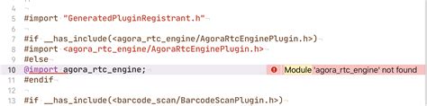ios flutter project archive issue using xcode agora rtc engine