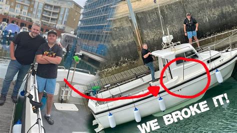 We Bought A Boat And Broke It Youtube