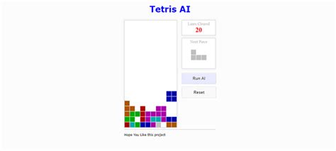 tetris ai game in javascript with source code source