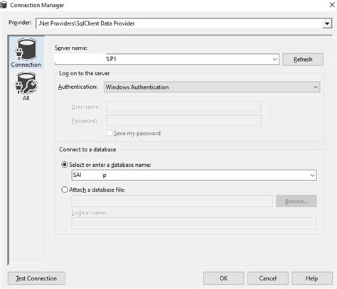 c ssis job failing when accessing db connection parameter stack