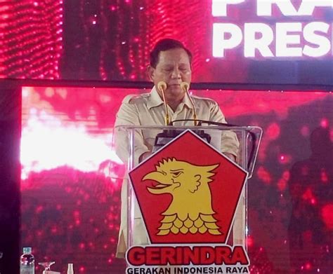 Di Perayaan Natal Nasional Partai Gerindra Prabowo Serukan Semua Umat
