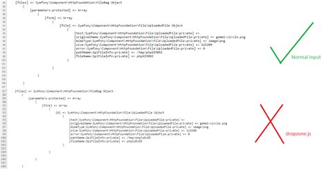 javascript dropzone js and symfony formbuilder itecnote