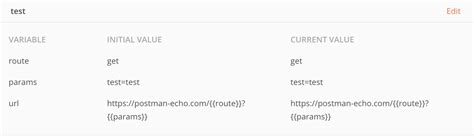 define multiple variable and initial value in postman stack overflow