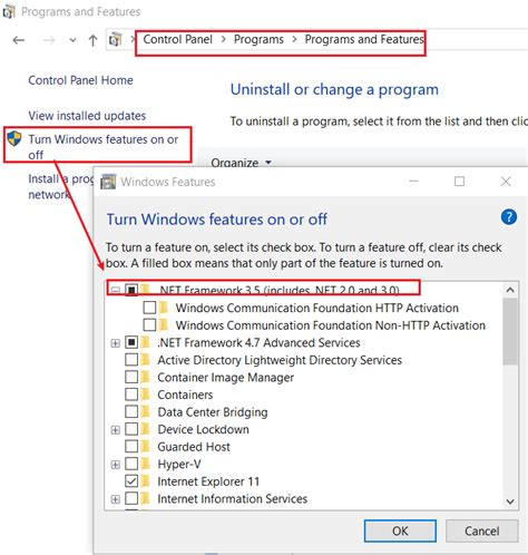 fix installing framework 3 5 failed error code 0x800f0954 on