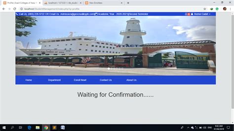 casap automated enrollment system using php mysqli with source code
