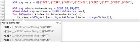 ios getting nsarray objects using index numbers stack overflow
