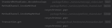 [cloud firestore] transaction throws uncaught platformexception