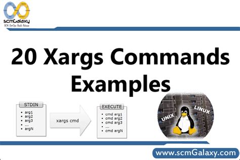 20 xargs commands examples in linux unix xargs commands tutorials