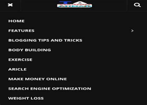 how to create simple stylish drop down navigation menu