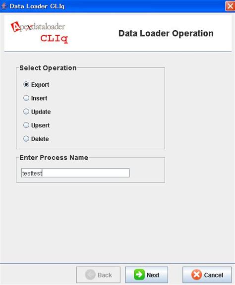 [salesforce]data loader command line interface deferloader
