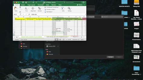 cara sortir data menggunakan ms excel youtube